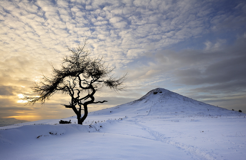 Winter Sun - Roseberry Topping Winter Sun - Roseberry Topping