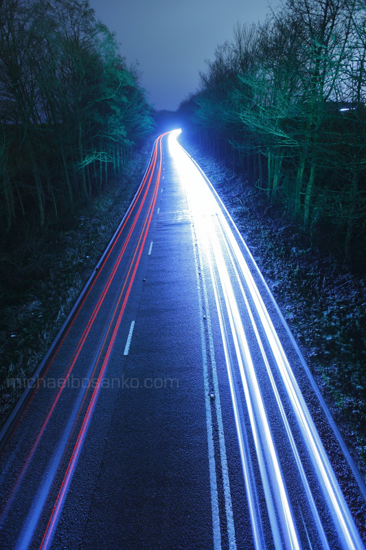 Night Trails photo - michael bosanko