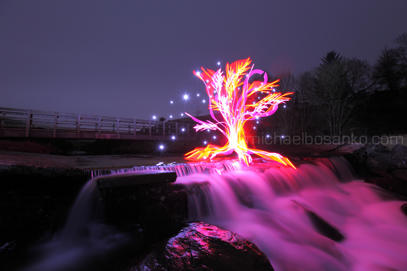 light graffiti, michael bosanko, light painting, light sculpting
