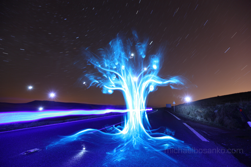 light graffiti, light art, michael bosanko