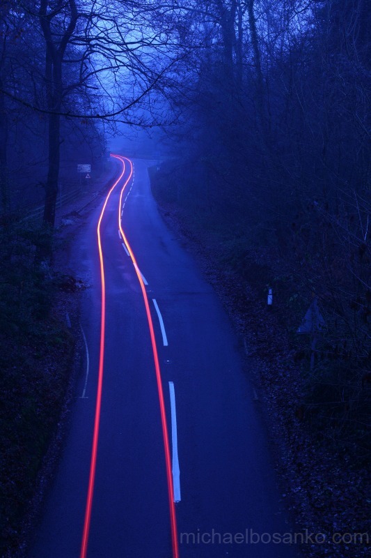 Night Trails photo - michael bosanko