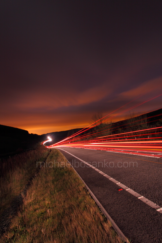 Night Trails photo - michael bosanko