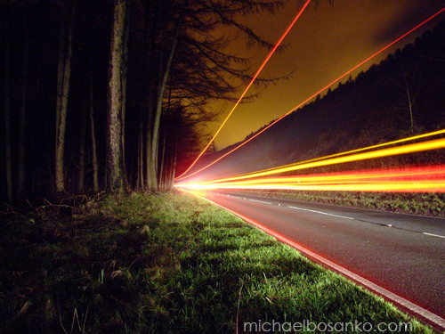 Night Trails photo - michael bosanko