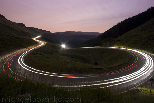 Night Trails photo - michael bosanko
