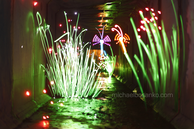 light graffiti, light art, michael bosanko
