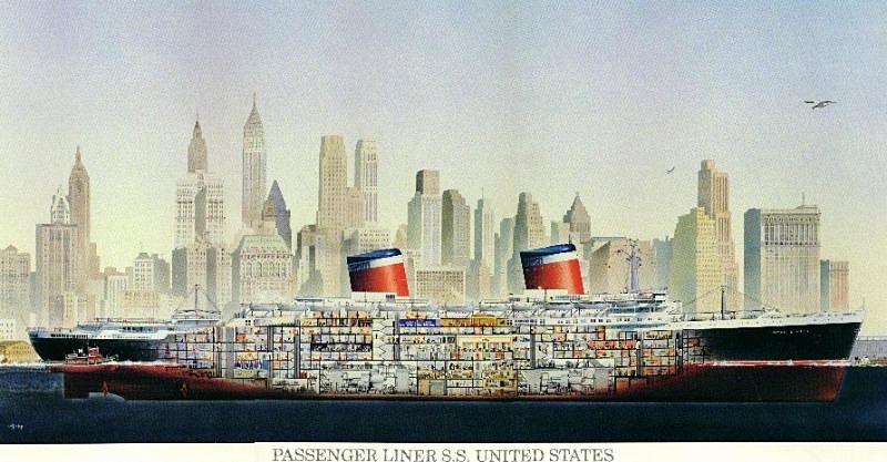 SS United States Historical Photographs | Abandoned America