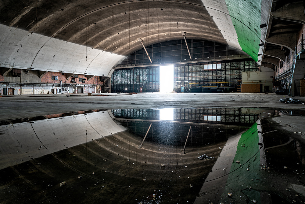 The Last Days of the Abandoned Mustin Seaplane Hangar