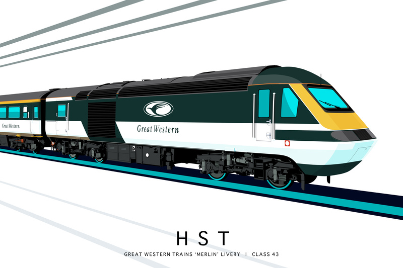 GREAT WESTERN TRAINS 'MERLIN' LIVERY | CLASS 43