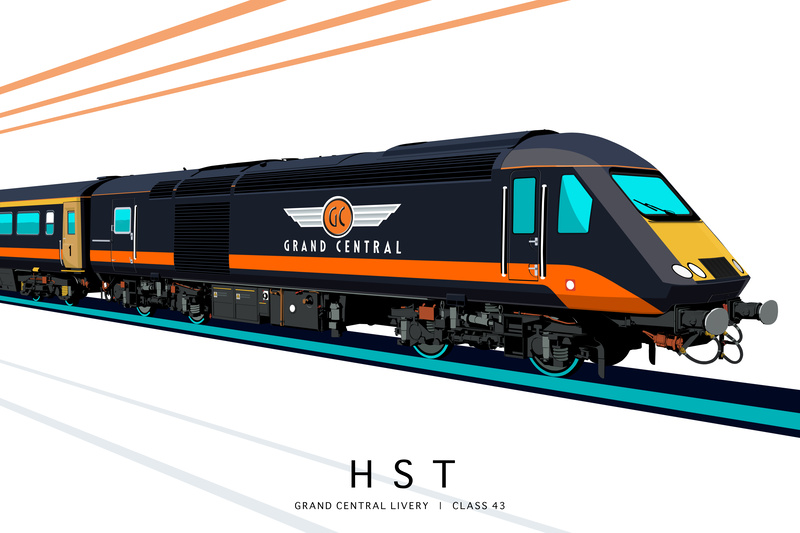 GRAND CENTRAL HST (2) - GRAPHIC ARTWORK