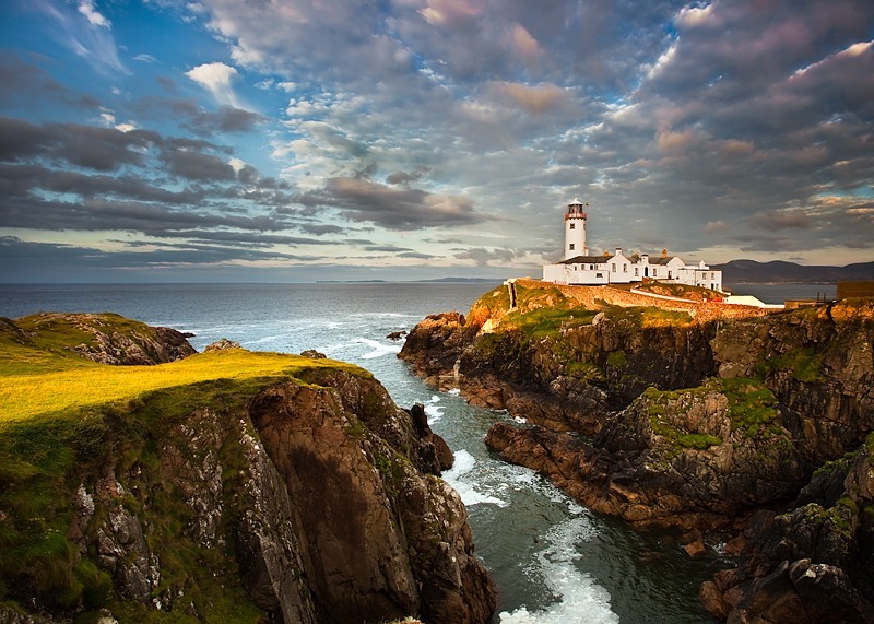 Fanad In Evening Light - Fanad Lighthouse