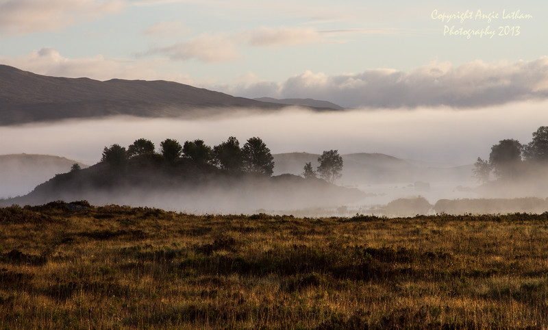 Autumn Mist on Rannoch Moor