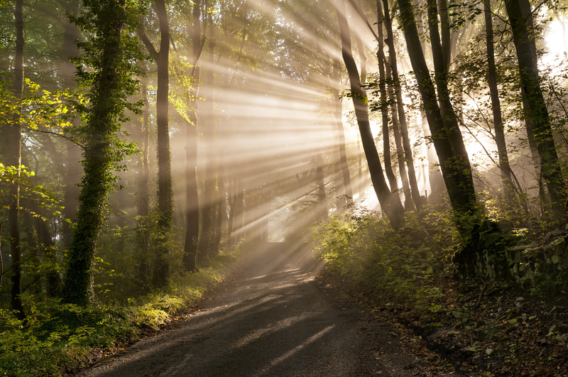 Morning rays, Castleton