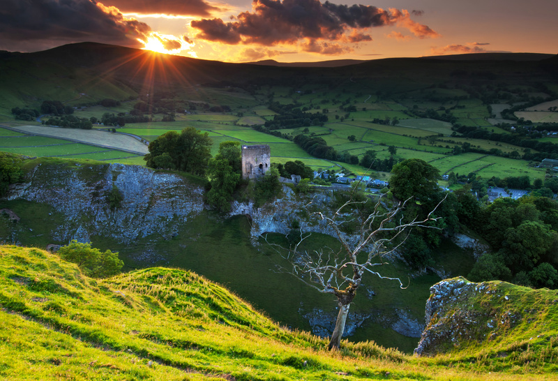 Peveril Castle, Castleton, Derbyshire