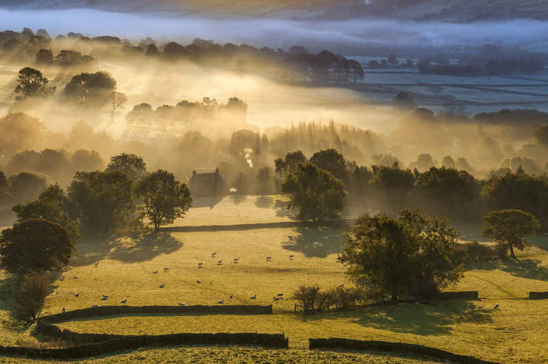 Edale Valley, Peak District.